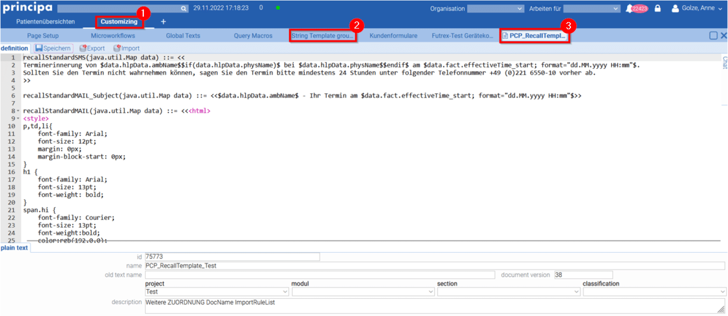 principa® Recall – Hilfe für Ihre Praxissoftware principa